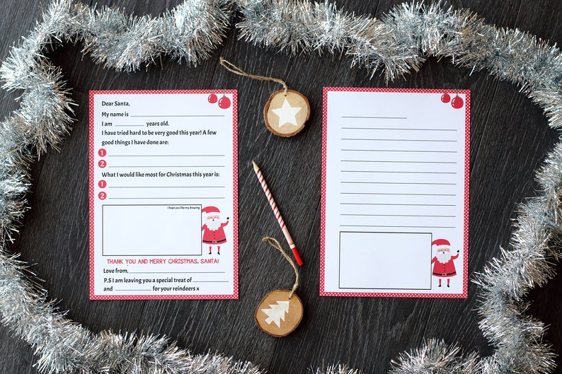 Magic Reindeer Food & Letter to Santa Printable Christmas - Etsy