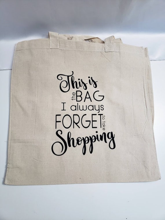 Reusable Shopping Bag SVG | Etsy