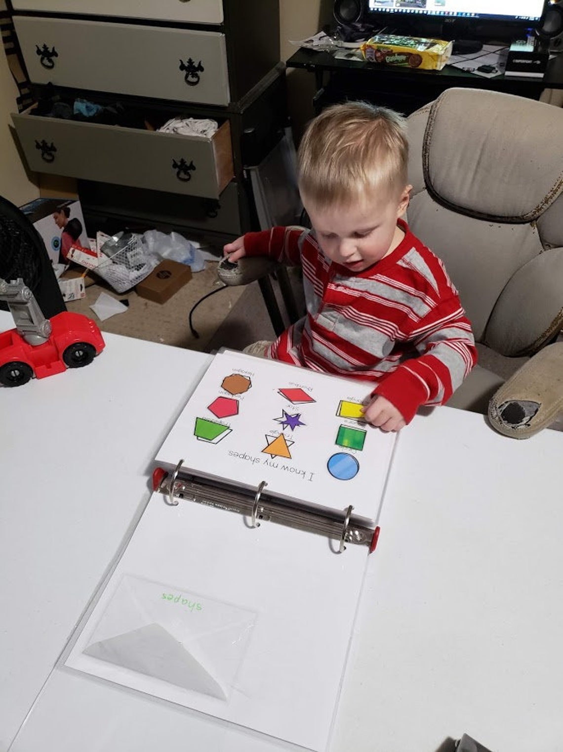 Interactive Learning Book for Toddlers and Kids - Etsy