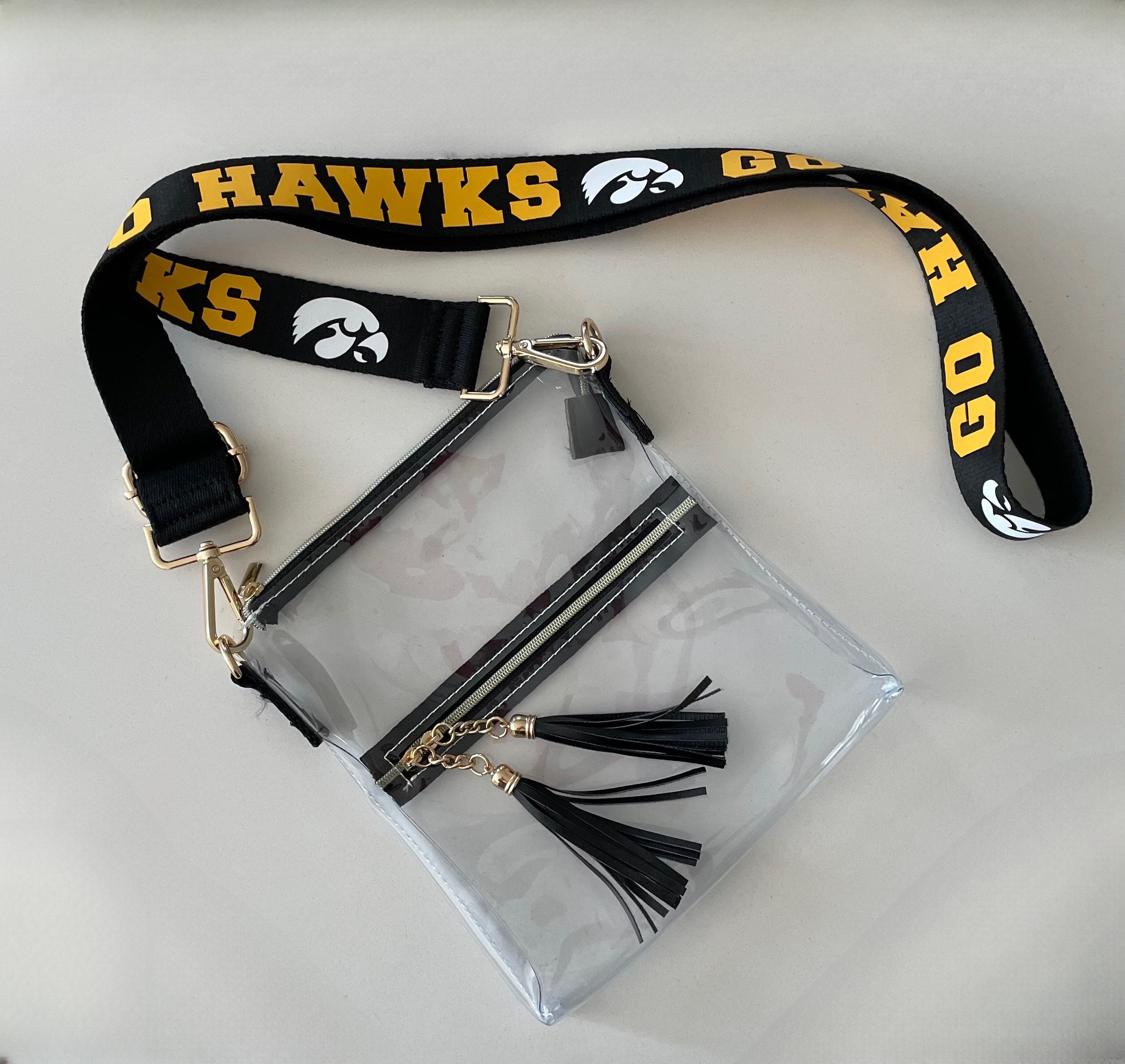 Go Hawks Black Purse Strap - Etsy