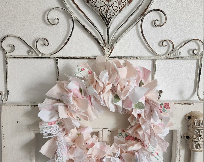 Shabby Chic Wreath - Etsy
