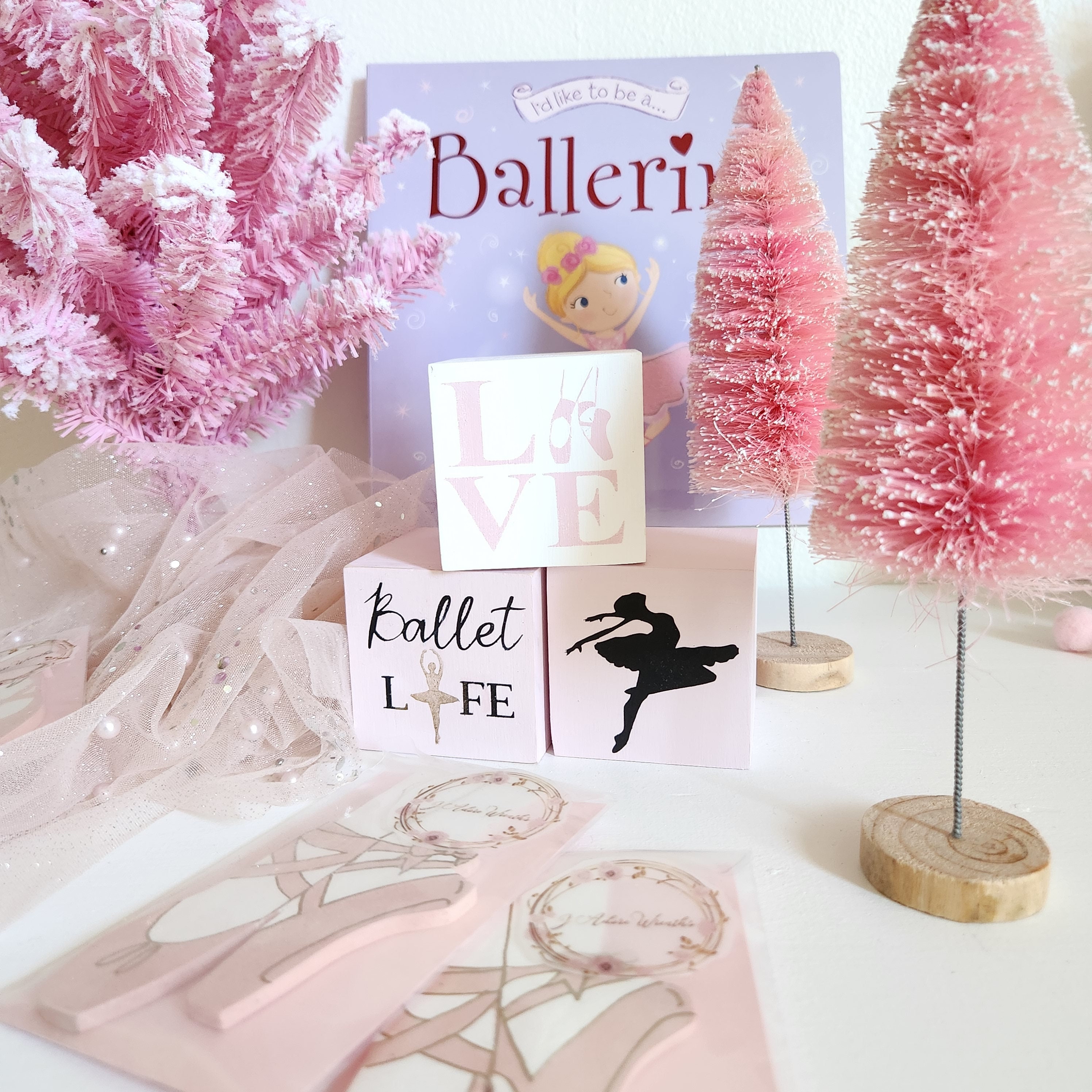 Ballet Blocks ballet ballerina Blocks kid Decor - Etsy