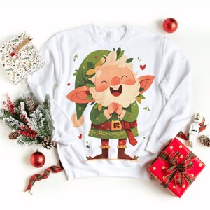 Christmas Old Happy Elf, PNG, Santa's Best Helper, Cute Christmas ...