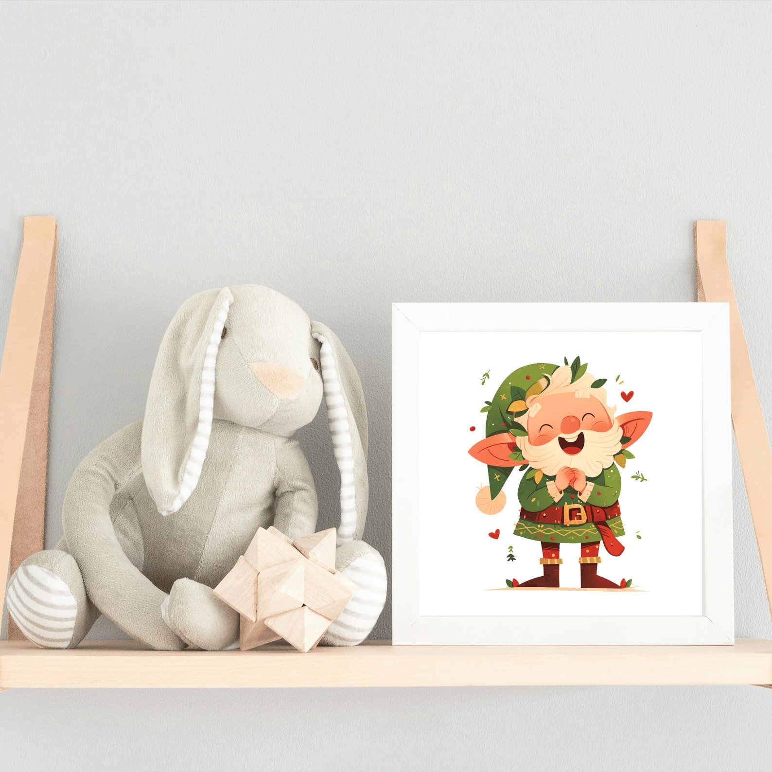 Christmas Old Happy Elf, PNG, Santa's Best Helper, Cute Christmas ...