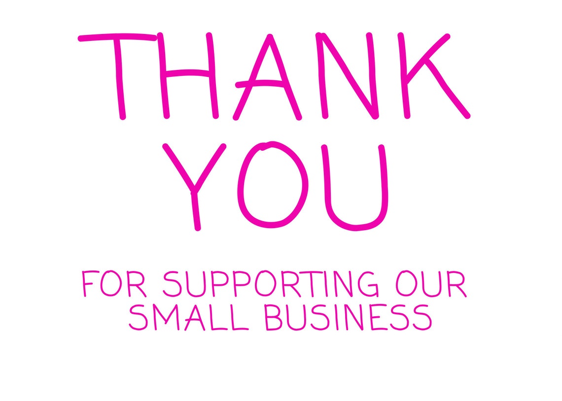 Thank You Review Request Card: 5x7 Retail Insert (editable Printable ...
