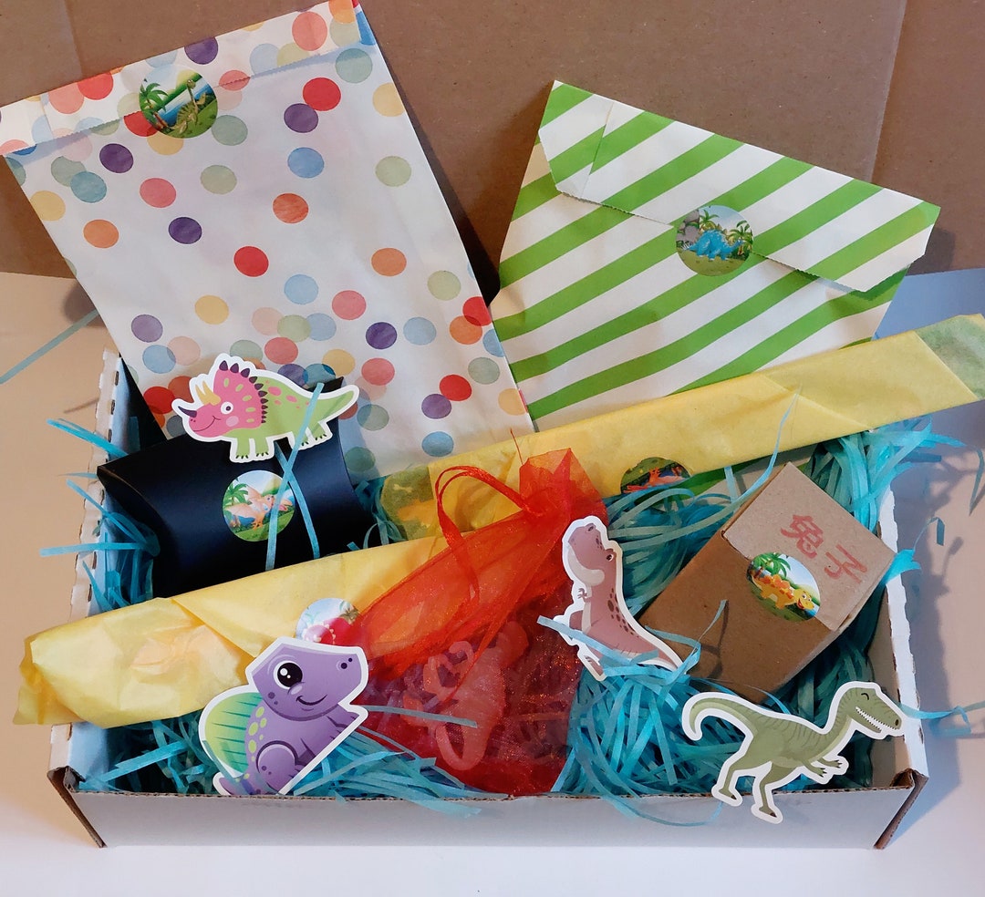 Dinosaur Surprise Gift Activity Hamper - Rawsome Treats! Birthday Box ...