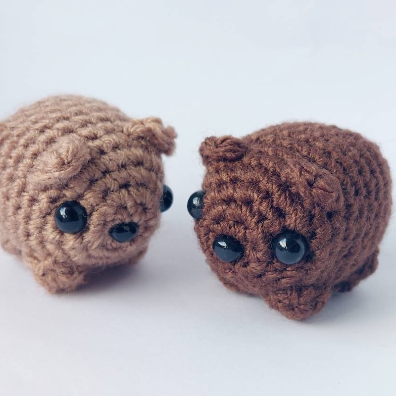 Mini Crochet Animals - Etsy
