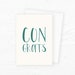 Bold Congratulations Greeting Card Congrats Graduation Card - Etsy