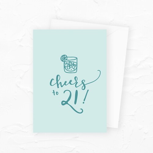 Prints Home Décor 21st Birthday Printables Greeting card printables ...