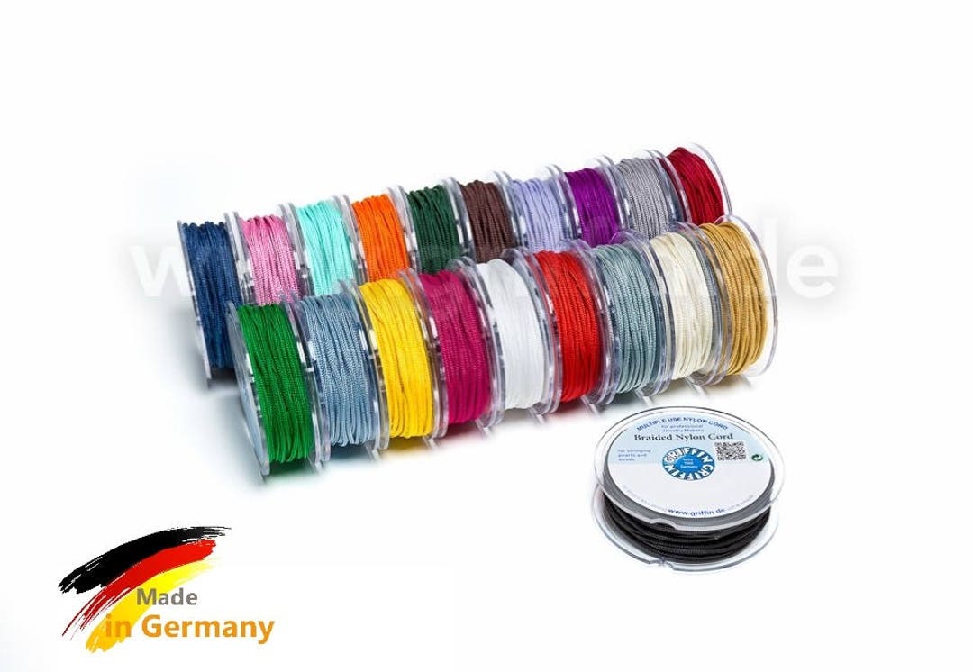 25m Nylon Thread 0.5 or 1mm - Choice the Color - Made in Germany - Etsy