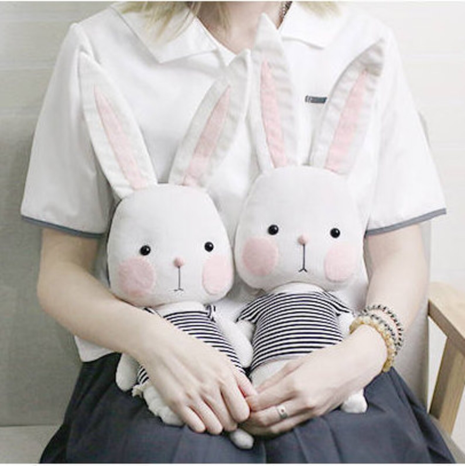 Stuff Toy Kit Rabbit Kit/plush Toy Kit/stuffed Animal Kit - Etsy