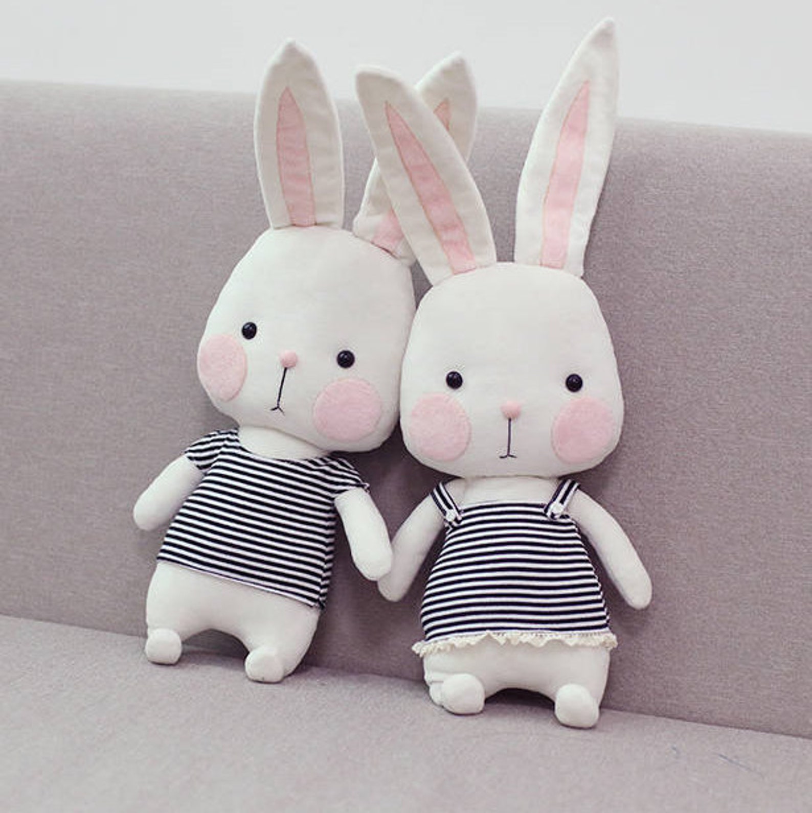 Stuff Toy Kit Rabbit Kit/plush Toy Kit/stuffed Animal Kit - Etsy