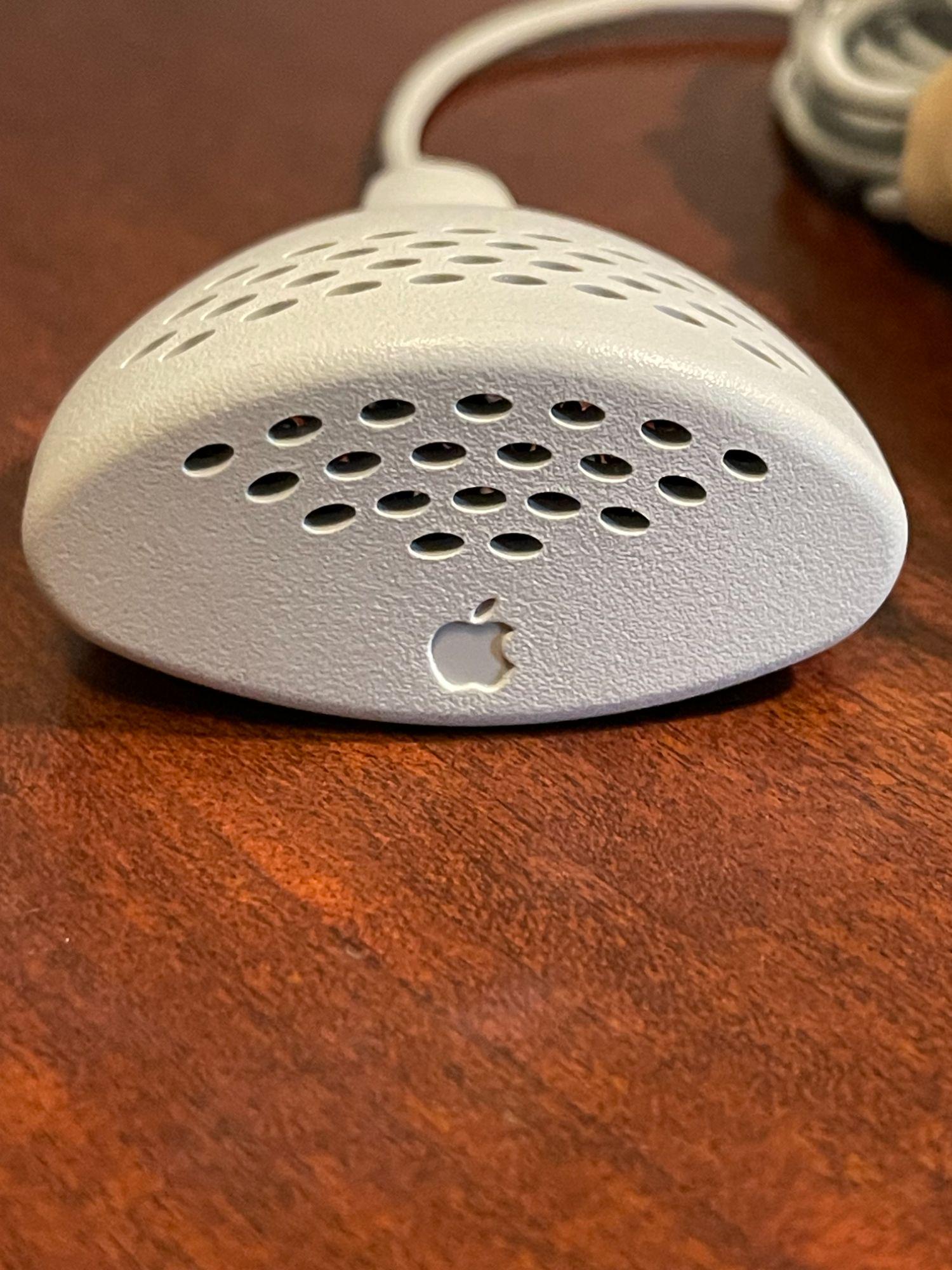 Apple Vintage Desktop Microphone Model 590-0670 With 3.5mm Jack Plug ...