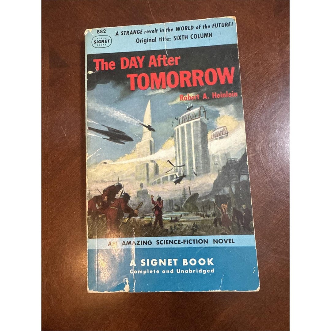 The Day After Tomorrow by Heinlein Signet 1951 1st PB 1st Print - Etsy