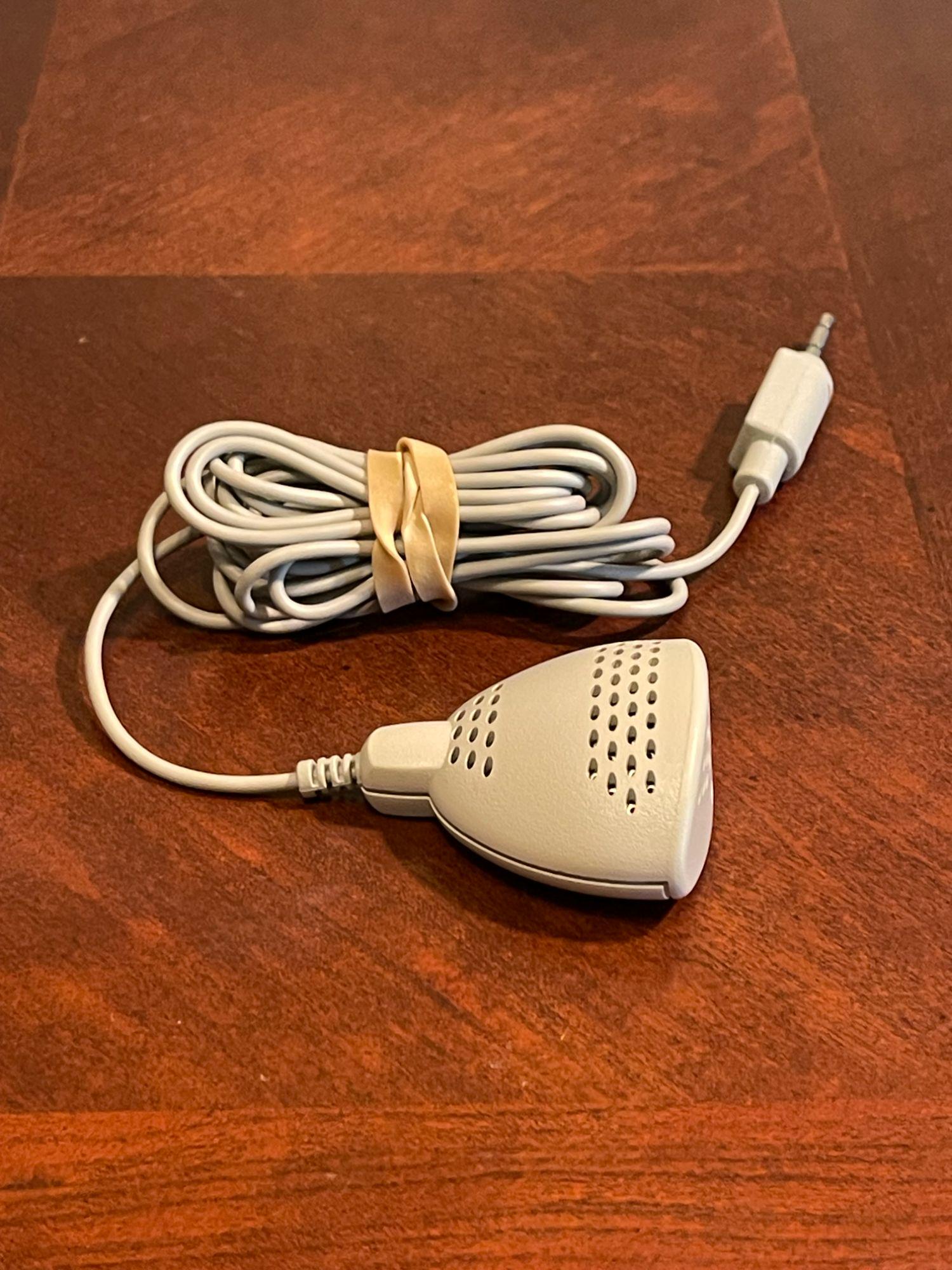 Apple Vintage Desktop Microphone Model 590-0670 With 3.5mm Jack Plug ...