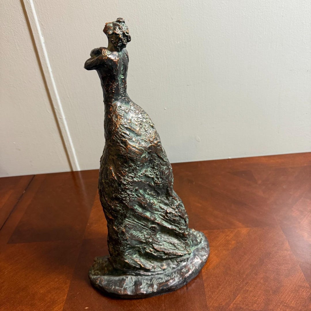 Alice Heath Woman Sculpture Signed Numbered Figurative Art Bronze ...