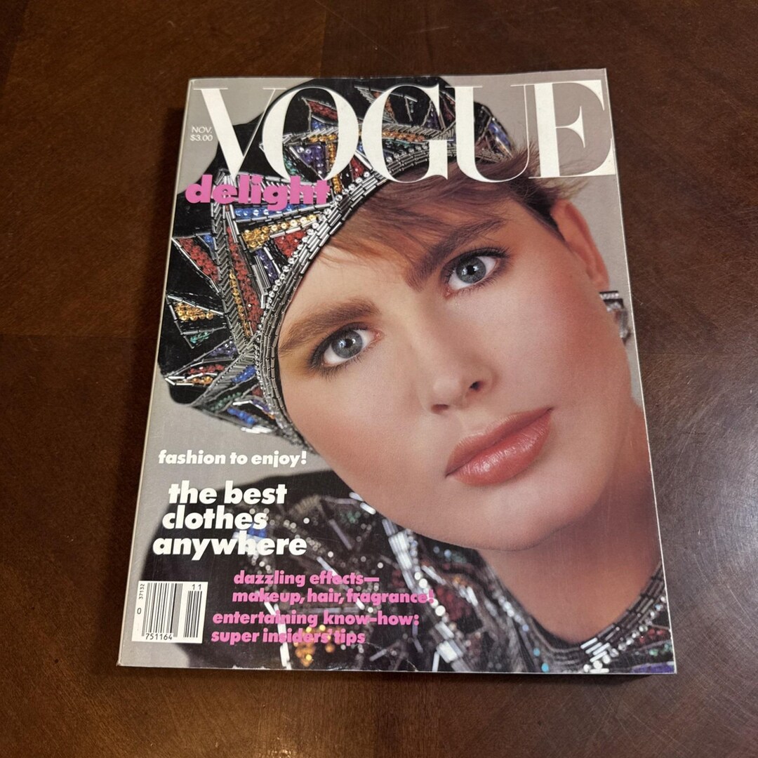 Vogue November 1984 Alexa Singer Andie Macdowell Denise Hale Ashley ...