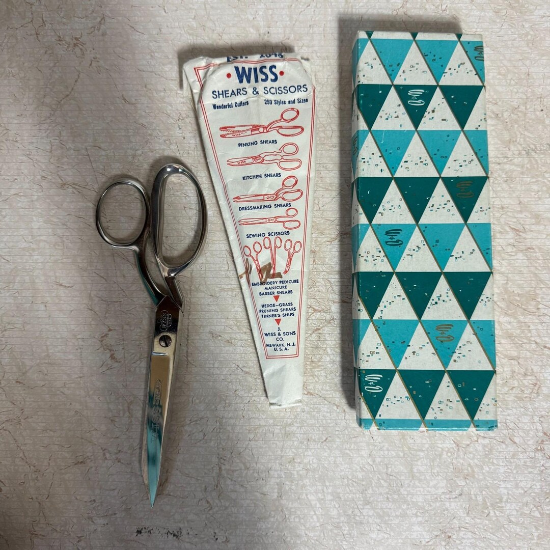 Vintage Wiss Inlaid No. 127 Shears 7D Dressmaker Scissors USA - Etsy