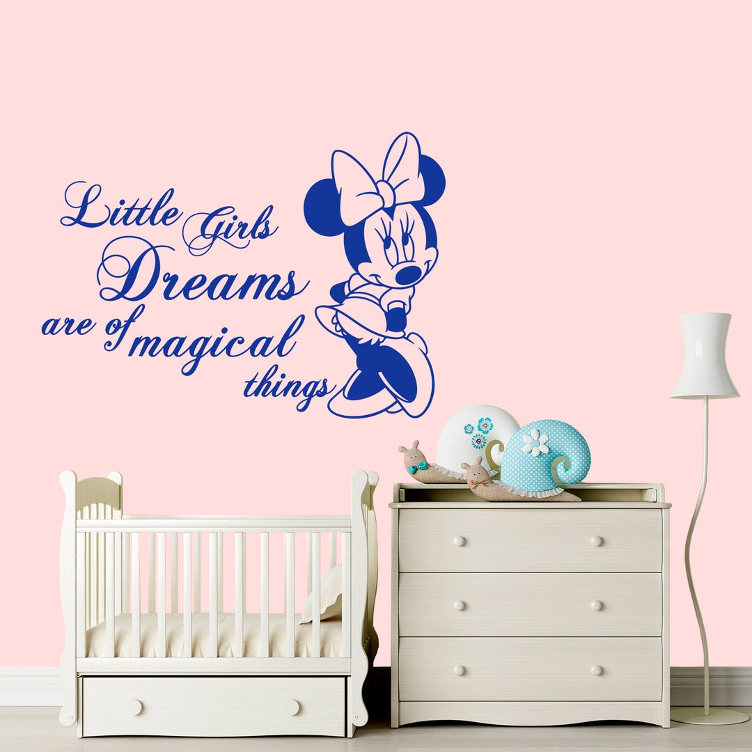 Minnie Mouse Wall Decals - Minnie Mouse Quotes Decal - Minnie Mouse for ...