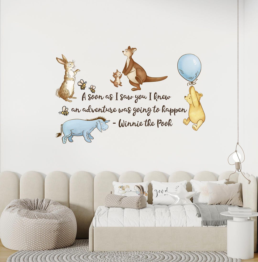 A Soon as I Saw You I Knew an Adventure Quote Wall Sticker. Classic ...