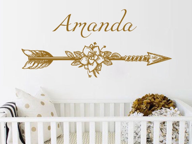 Custom Name Wall Decal Vinyl Stickers Nursery Room Decor - Etsy