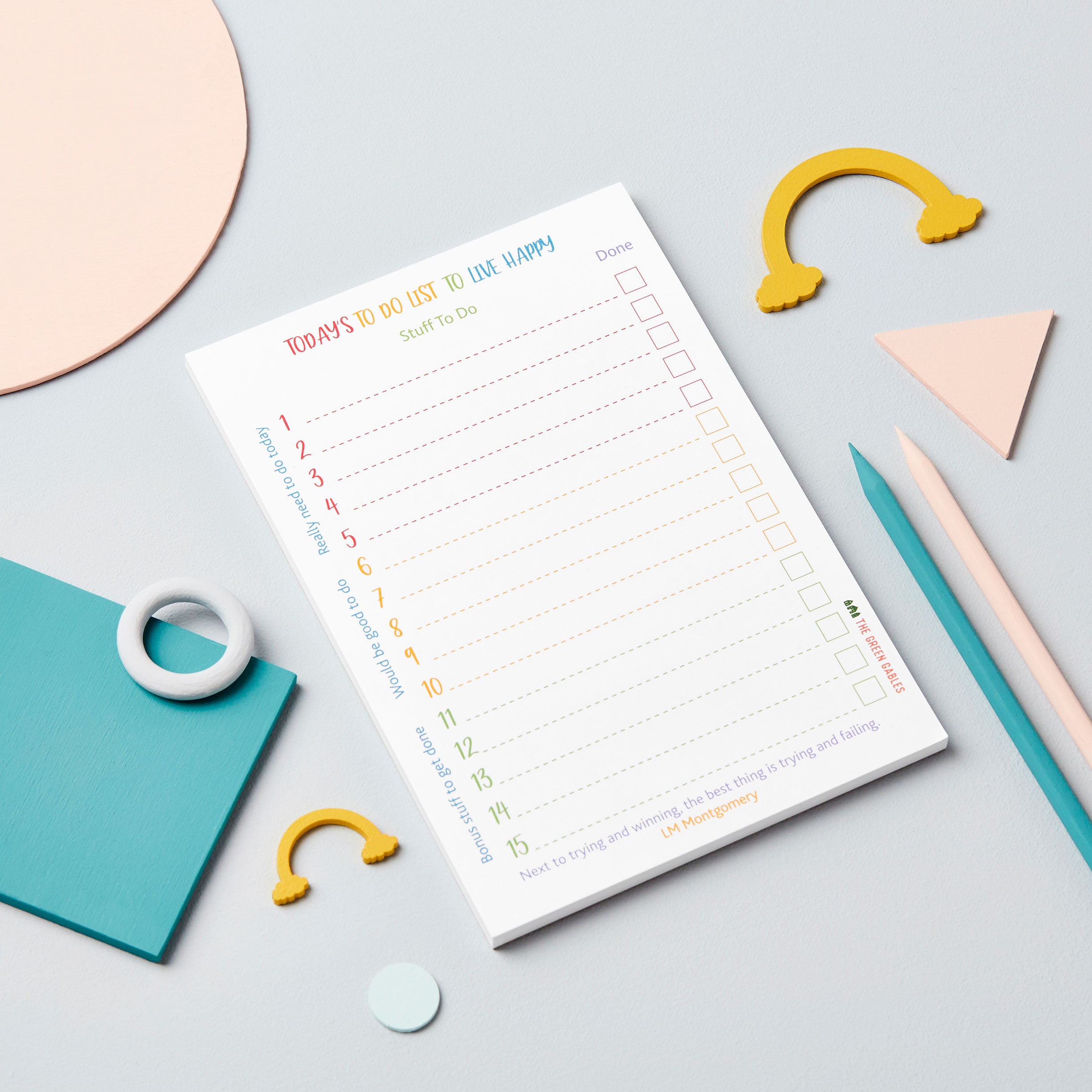 Today's to Do List Note Pad to Do List Notepad Things - Etsy