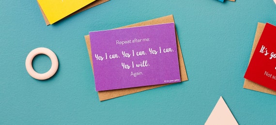 Yes I Can Cards of Encouragement Set Student Gift | Etsy