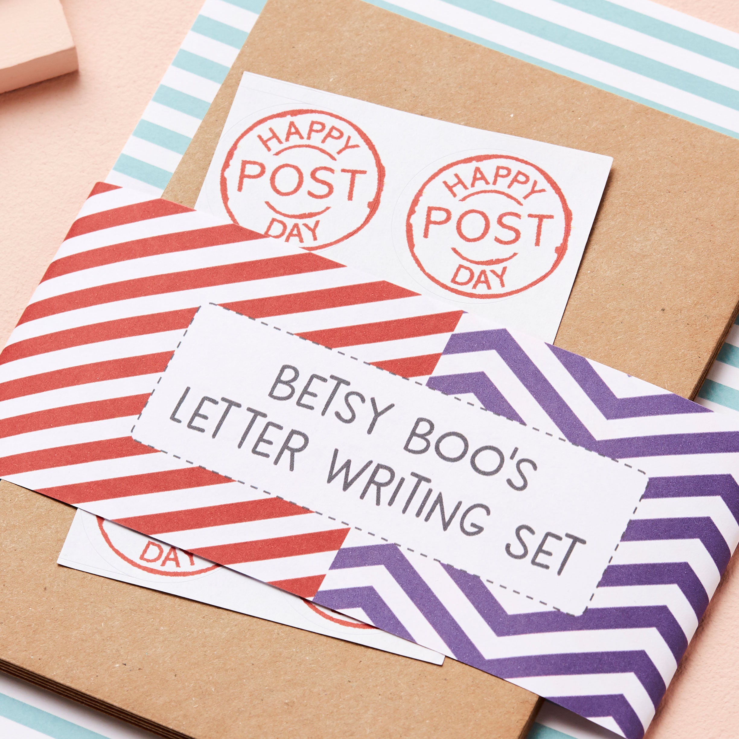 Recycled Graphic Letter Writing Set (option to Personalise) - Letter ...