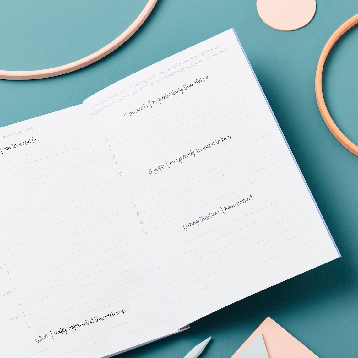 Gratitude Journal for Women – Daily Self Care Journal, Mindfulness ...