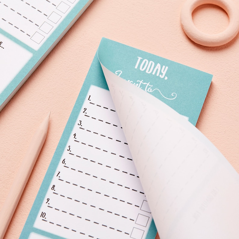 Today I Want to Long to Do List Notepad magnet Option - Etsy