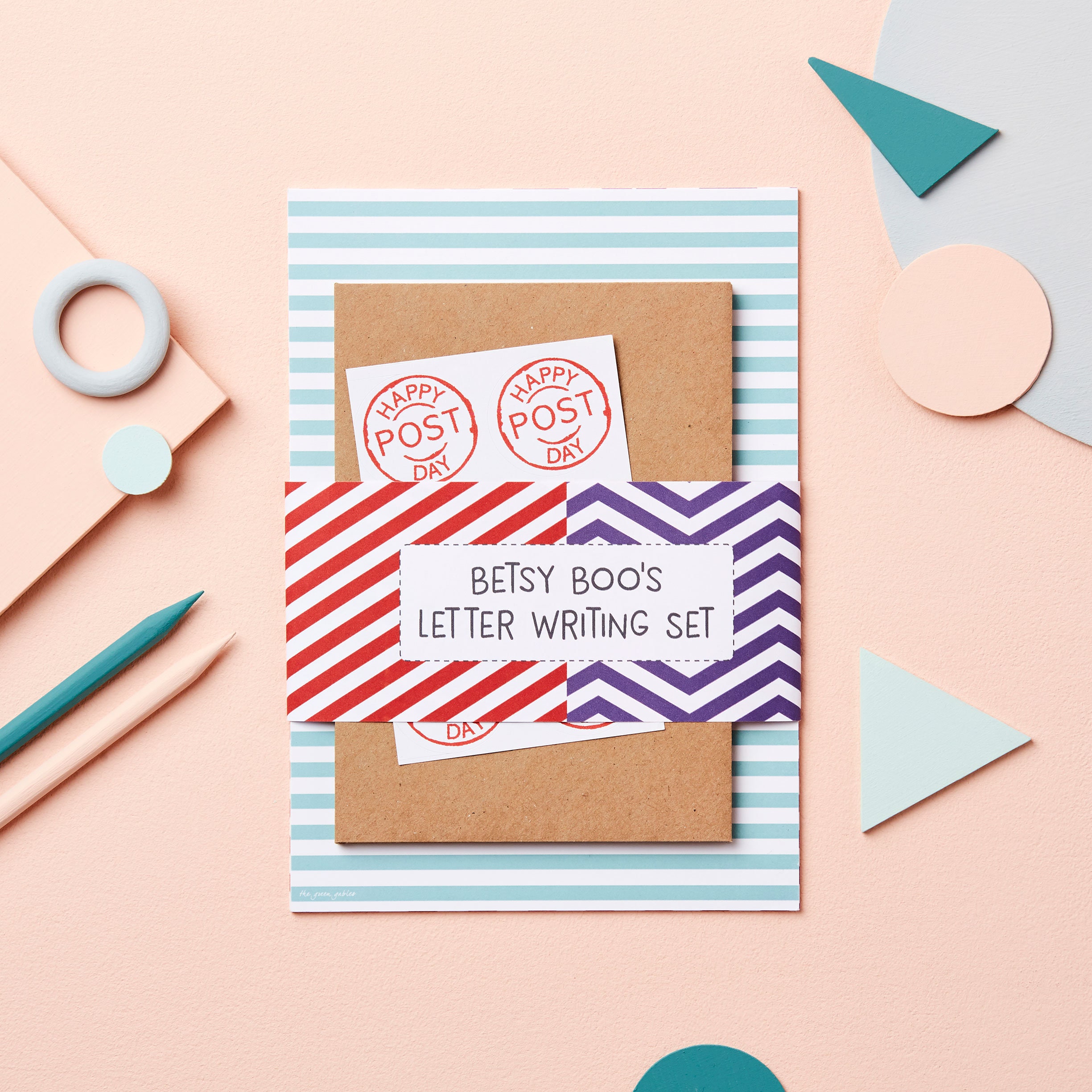 Recycled Graphic Letter Writing Set (option to Personalise) - Letter ...