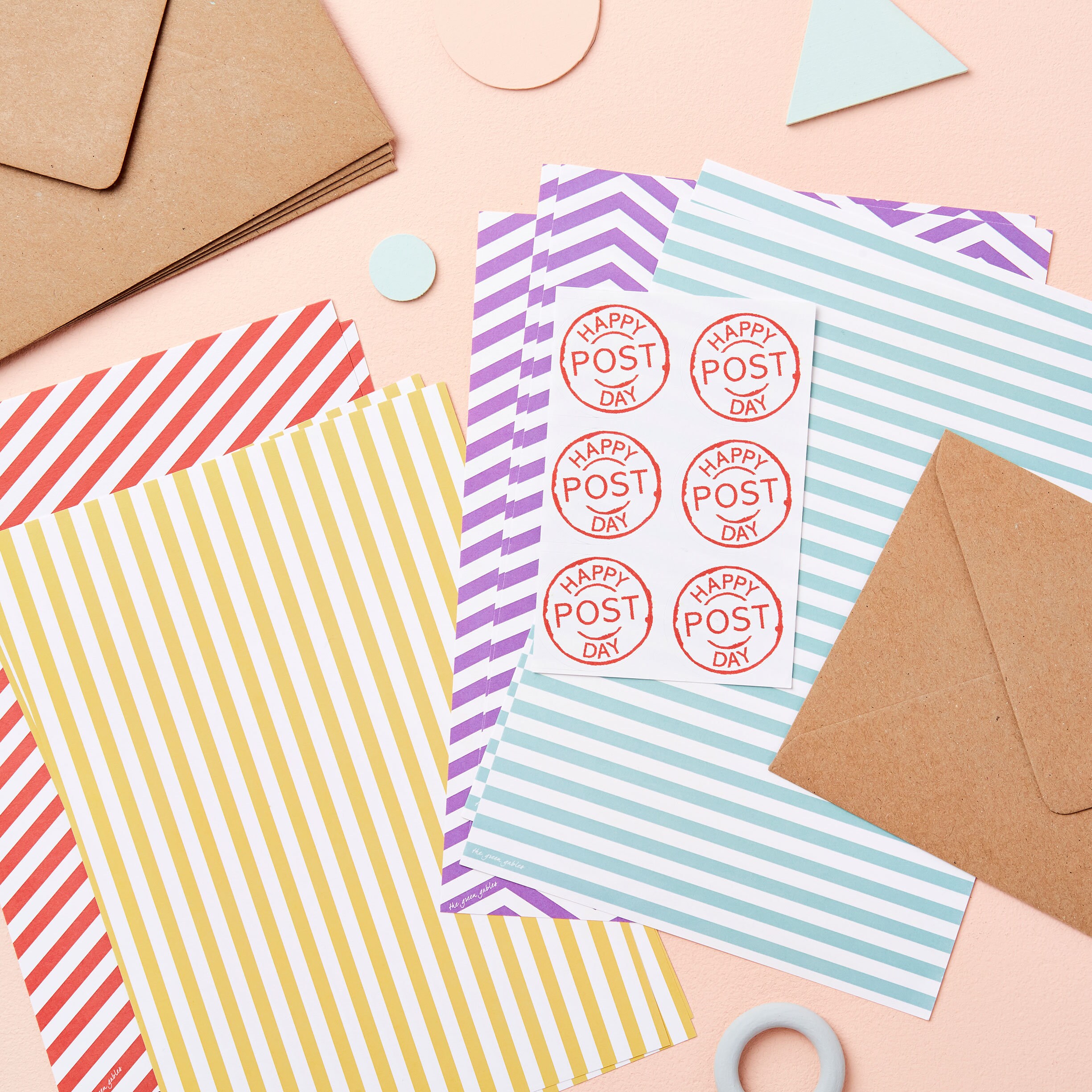 Recycled Graphic Letter Writing Set (option to Personalise) - Letter ...