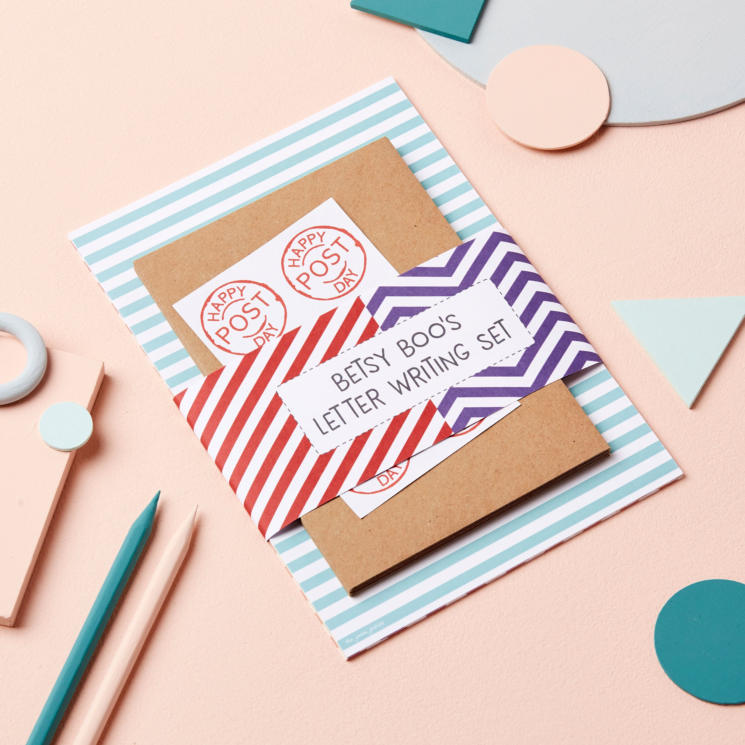 Recycled Graphic Letter Writing Set (option to Personalise) - Letter ...