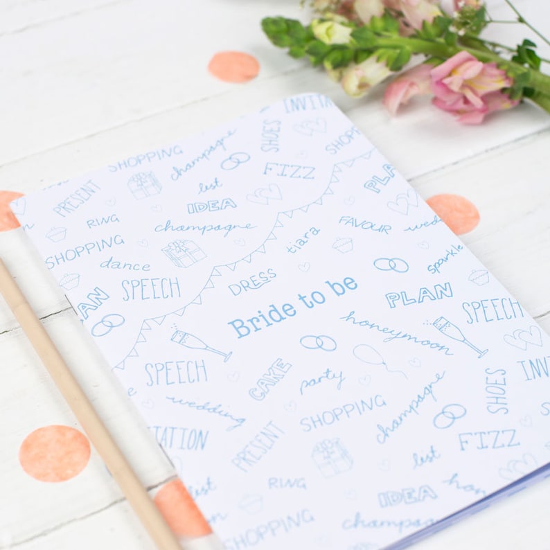 Brides Notebook Wedding Planning Notebook Bride Gift Eco - Etsy