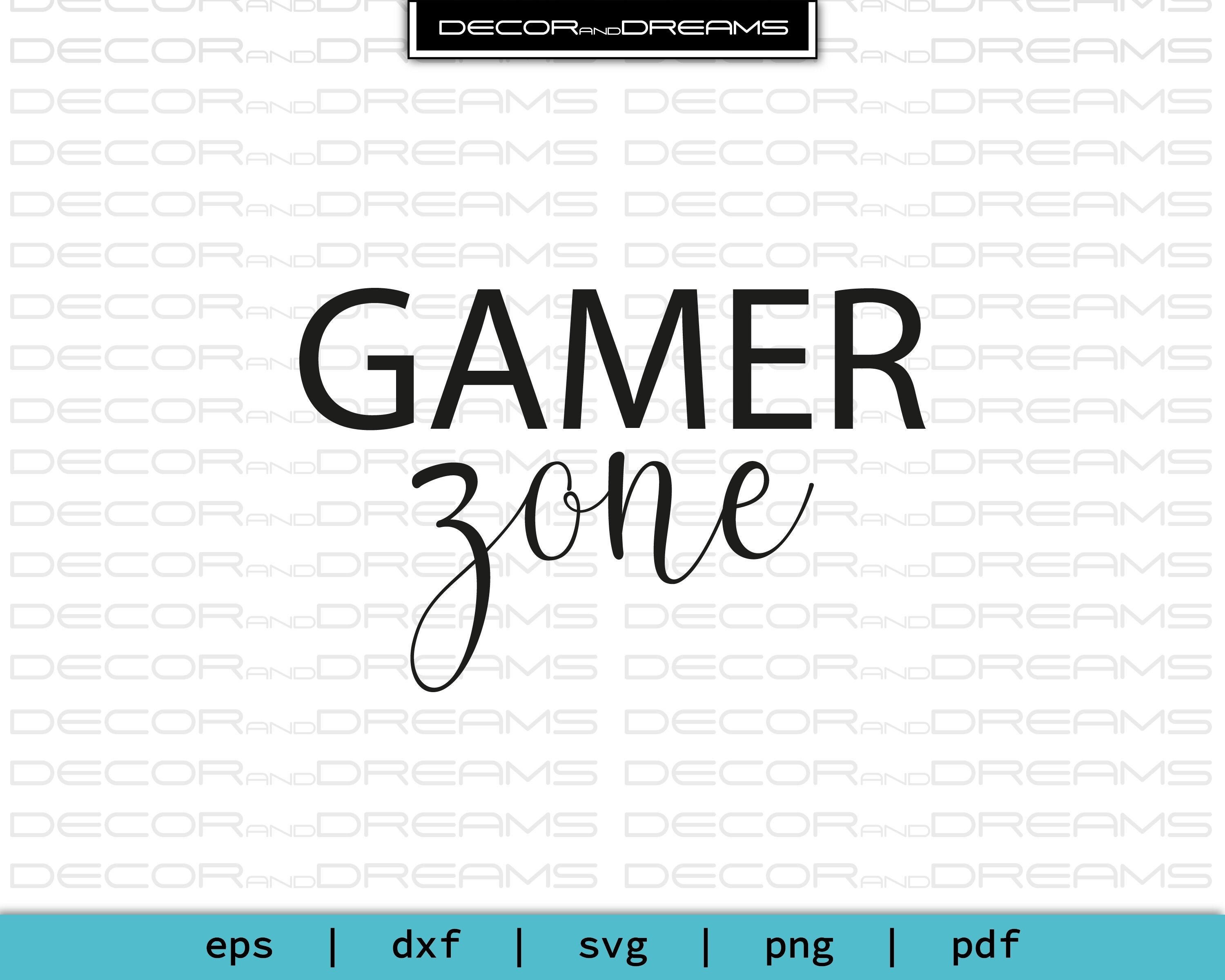Gamer Zone SVG Gamer Zone Gamer SVG Digital Download - Etsy UK
