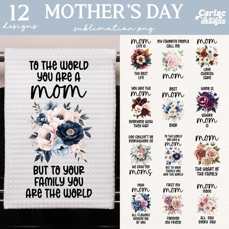 Mother Sublimation Towel - Etsy