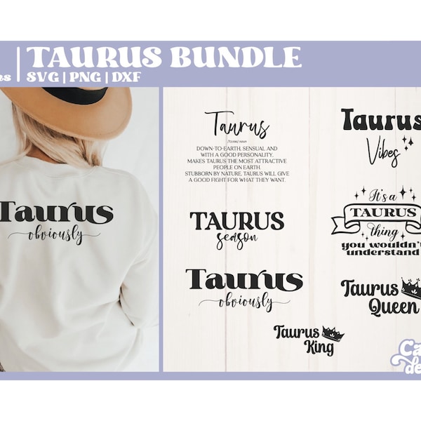 Taurus Svg - Etsy