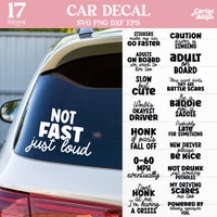 Funny Car Decal - Etsy