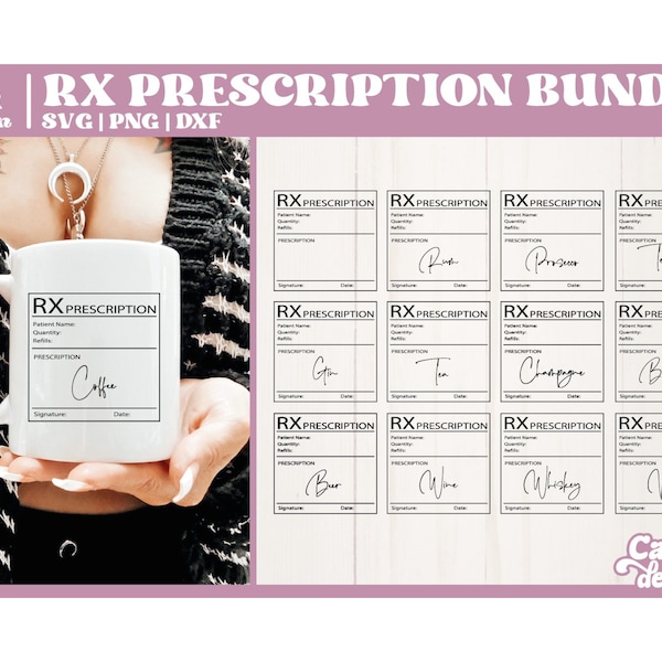 Funny Prescription Svg - Etsy