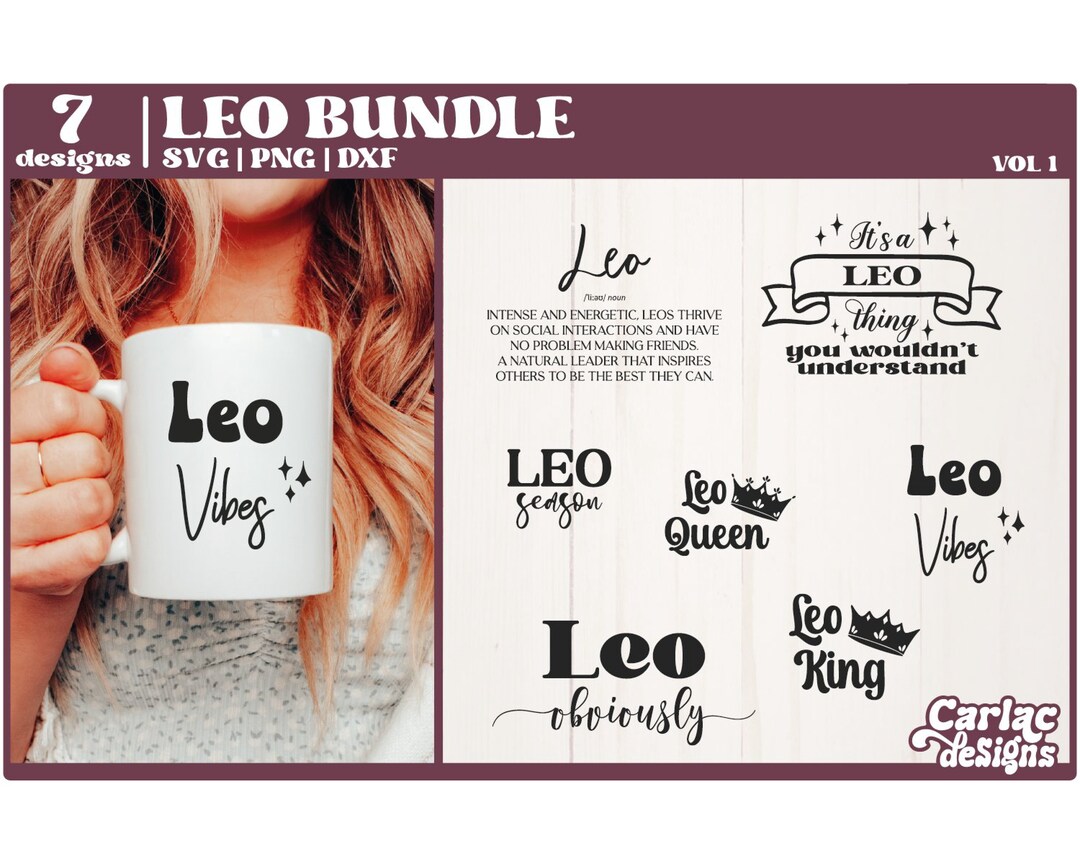Leo SVG Bundle Zodiac Definition Svg Bundle Zodiac Svg Bundle Zodiac ...
