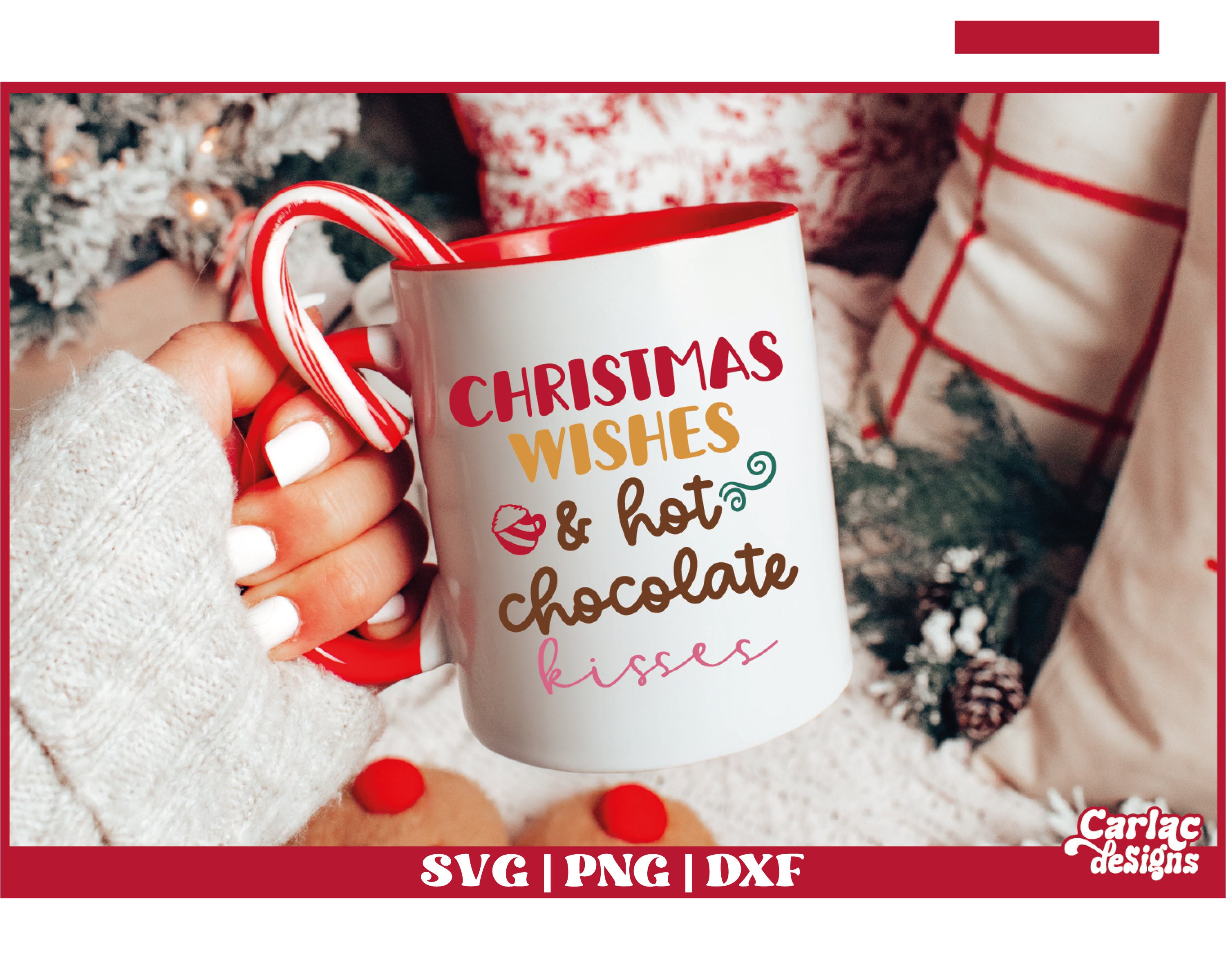 Funny Christmas Mug SVG Bundle, Hot Chocolate Mug, Christmas SVG and ...