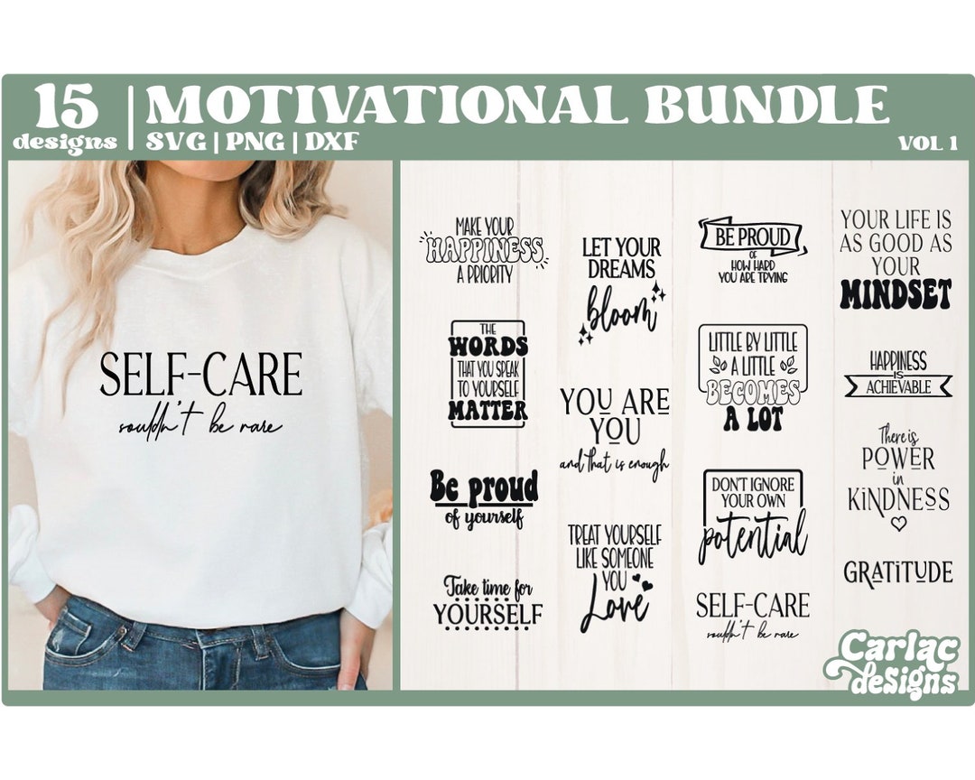 Motivational SVG Bundle | Inspirational SVG Bundle | Manifesting SVG ...