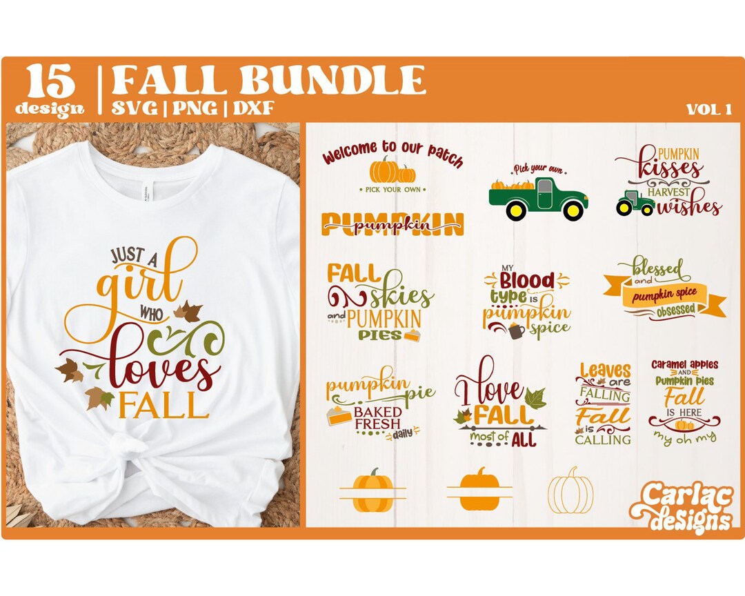 Fall SVG Bundle | Pumpkins SVG Bundle | Fall Files for Cricut and ...