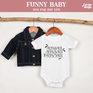 Funny Baby Bib SVG, Baby SVG and Sublimation Designs, Baby Sayings Svg ...