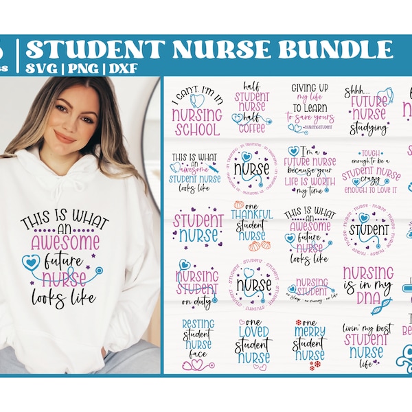 Student Nurse Svg - Etsy