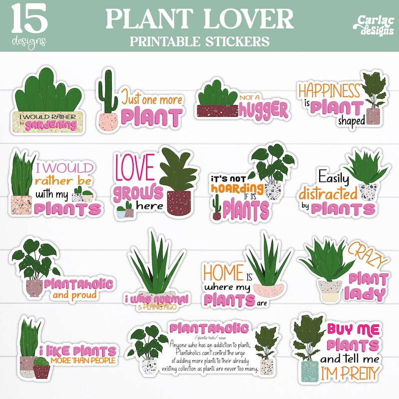 Funny Plant Sticker - Etsy