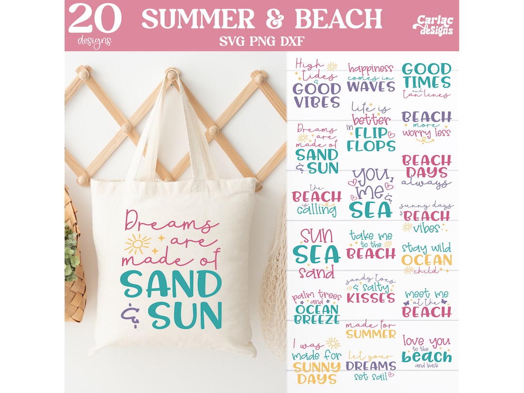 Summer SVG, Beach SVG, Sea SVG, Beach Cut Files for Cutting Machines ...
