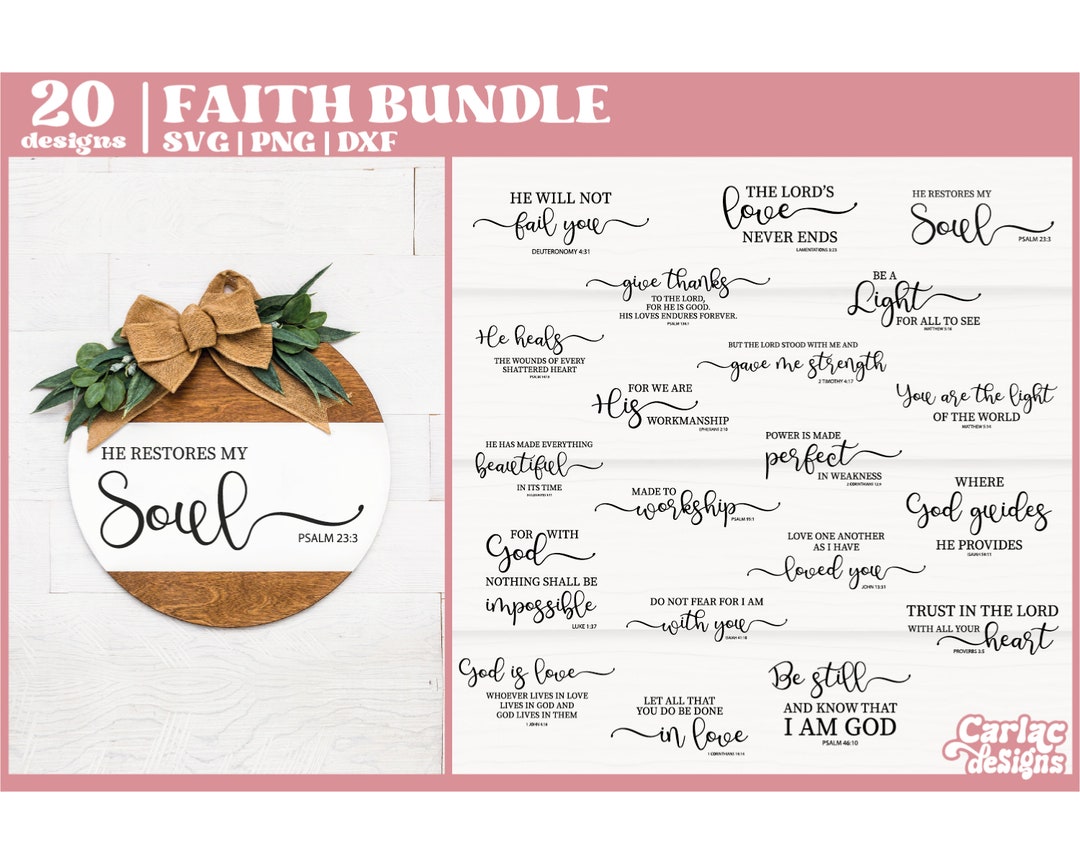 Faith Sign SVG, Religious Sign SVG, Home Sign Svg, Family Sign Svg ...