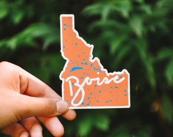 Boise, Idaho BOI Oval Bumper Sticker - Etsy