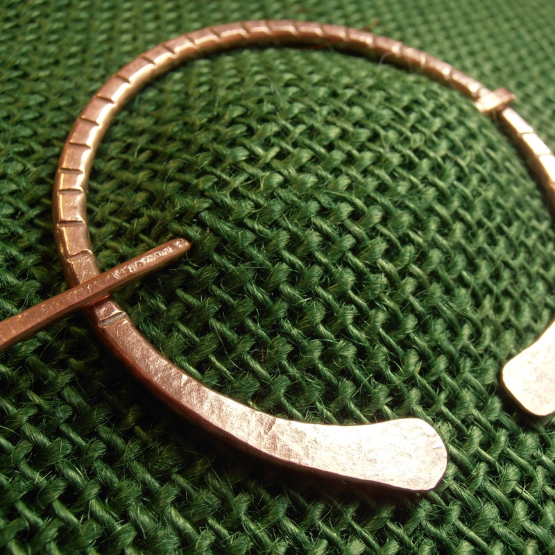 Copper Shawl Pin - Etsy